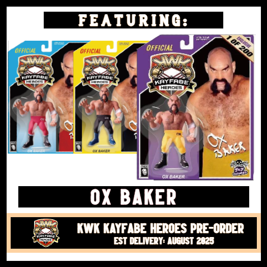 ***PRE-ORDER*** KWK 2025 Kayfabe Heroes Ox Baker – J+J Figures