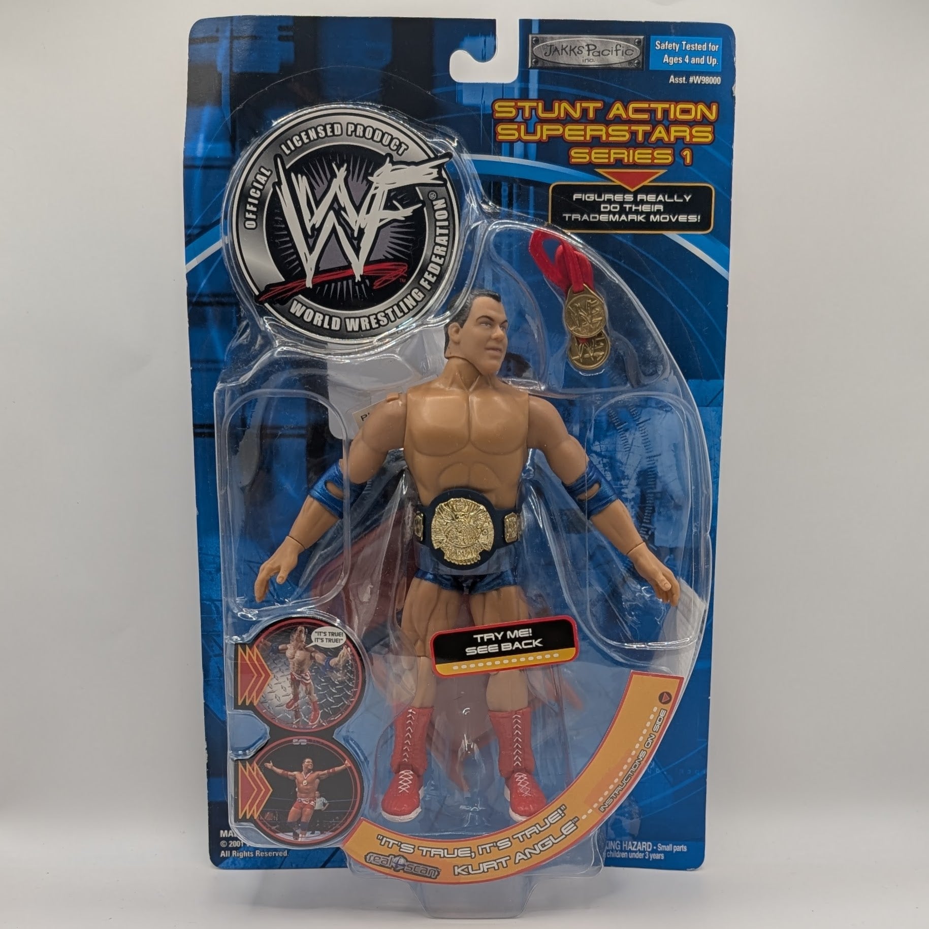 Jakks Stunt Action Superstars 1 Kurt Angle – J+J Figures
