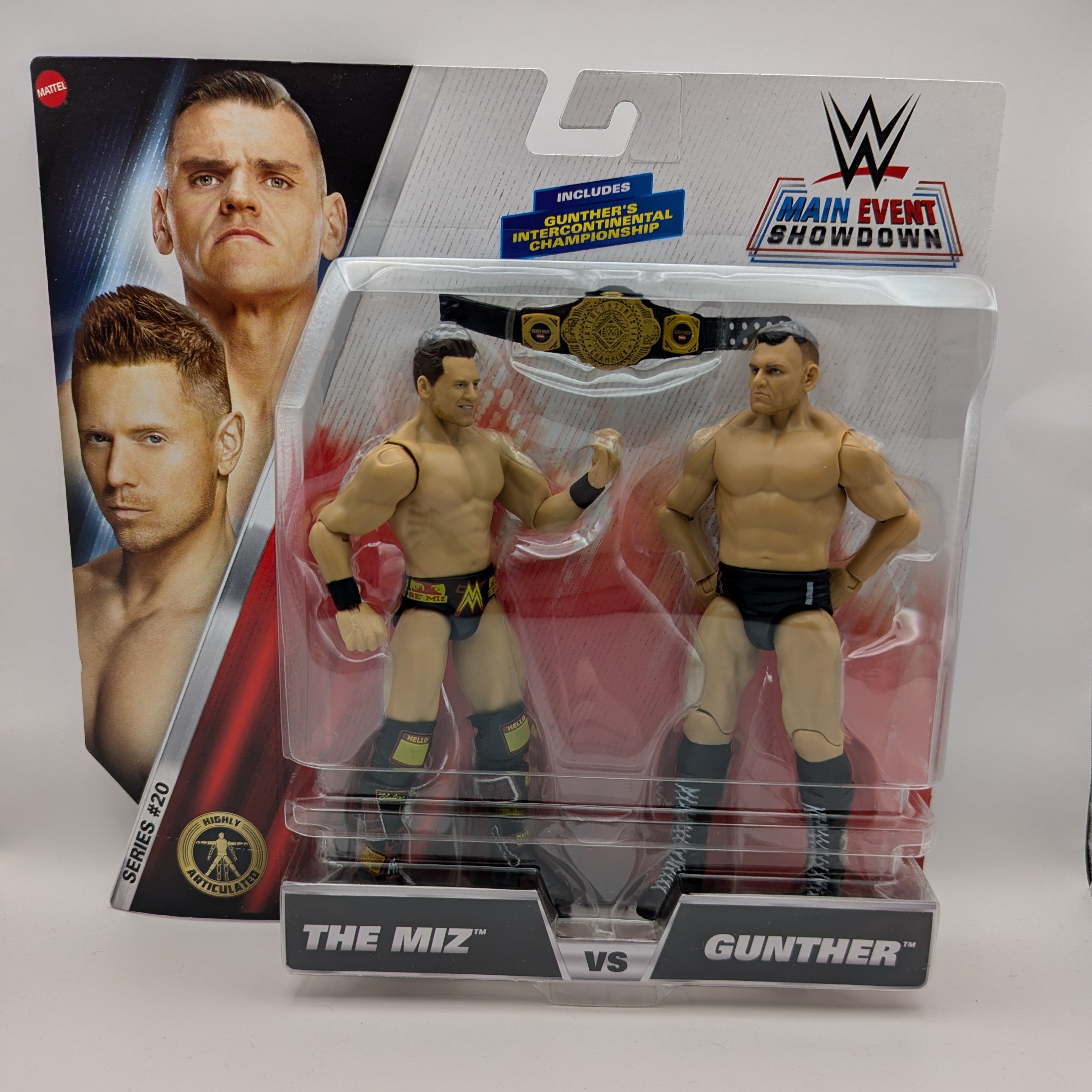 Main Event Showdown 20 GUNTHER vs. The Miz – J+J Figures