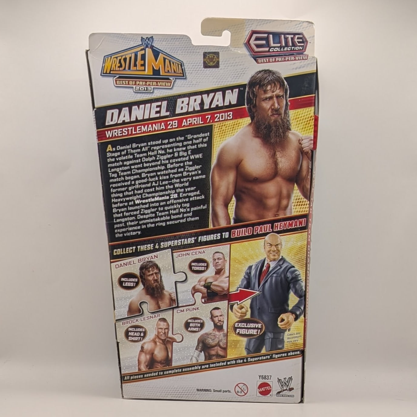 Elite Best of PPV 2013 (Wrestlemania 29) Daniel Bryan – J+J Figures