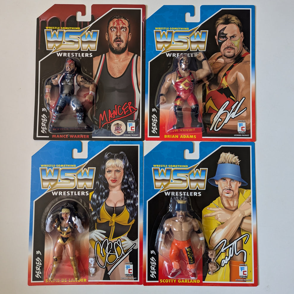 Figure Collections (FC) Wrestle Something Wrestlers 3 Bundle – J+J Figures
