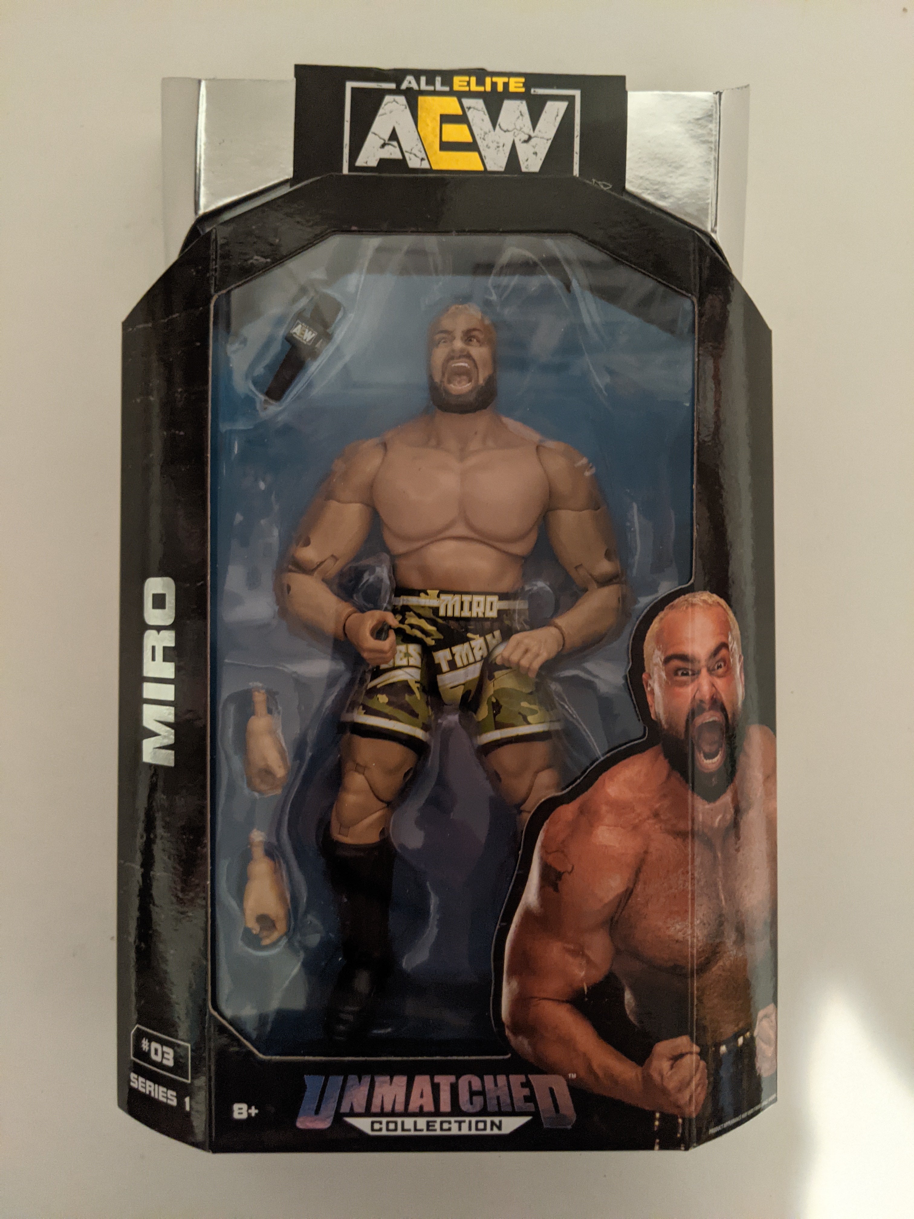 AEW Unmatched 1 Miro (Rusev) – J+J Figures